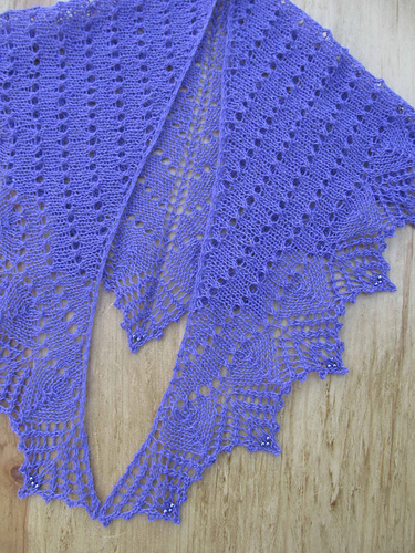 Ravelry: Birch Bay Lace Shawl pattern by Evelyn A. Clark
