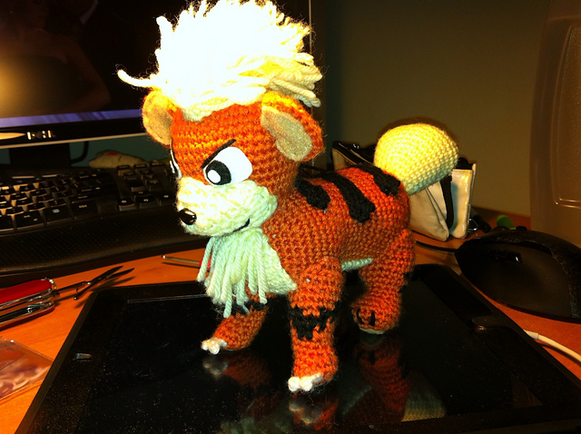 Ravelry: Growlithe Pokemon pattern by Edward Yong