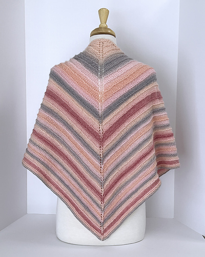 Ravelry: Easy Knit Triangle Shawl pattern by Edie Eckman