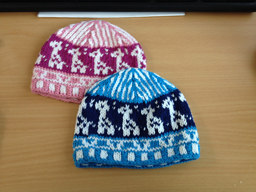 Ravelry: Giraffe kids beanie pattern by Sandra Jäger