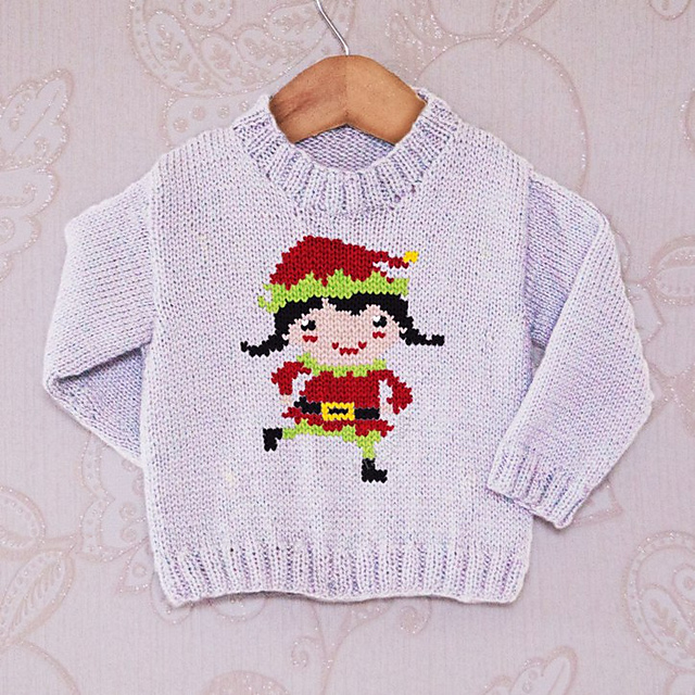 Ravelry: Instarsia Girl Elf pattern by Emma Heywood