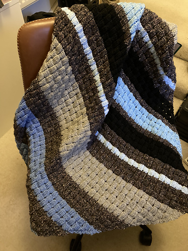 Ravelry: Diagonal Basket Weave Stitch Blanket pattern by EJ Tenbeth