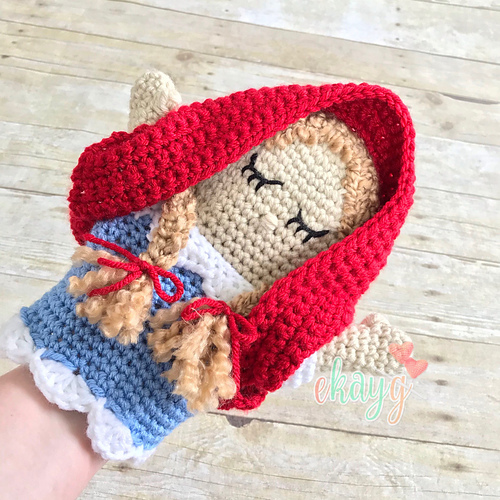 Ravelry: Little Red Riding Hood Puppet pattern by Erin Greene