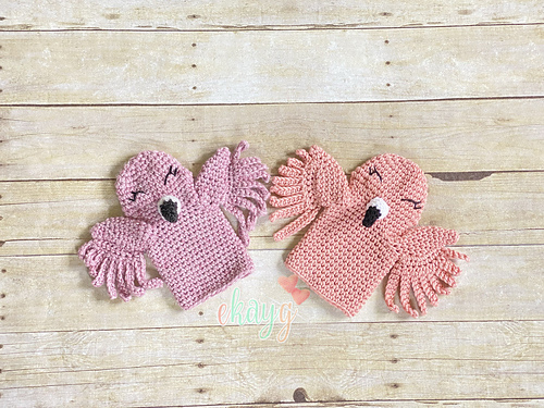 Ravelry: Flamingo Hand Puppet pattern by Erin Greene