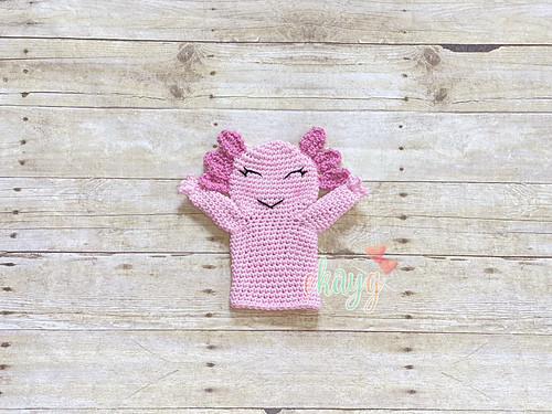Ravelry: Axolotl Hand Puppet pattern by Erin Greene