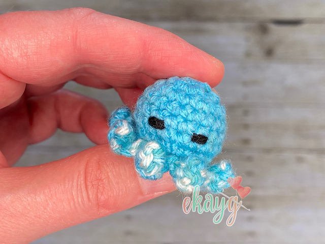 Ravelry: Tiny Scrap Yarn Octopus pattern by Erin Greene