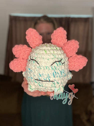 Ravelry: Puffy Stuffy Axolotl pattern by Erin Greene