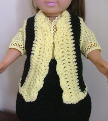 Ravelry: American Girl Doll Vest pattern by Elaine Phillips
