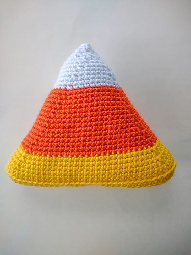 Ravelry: Candy Corn Pillow pattern by Elizabeth McKinney