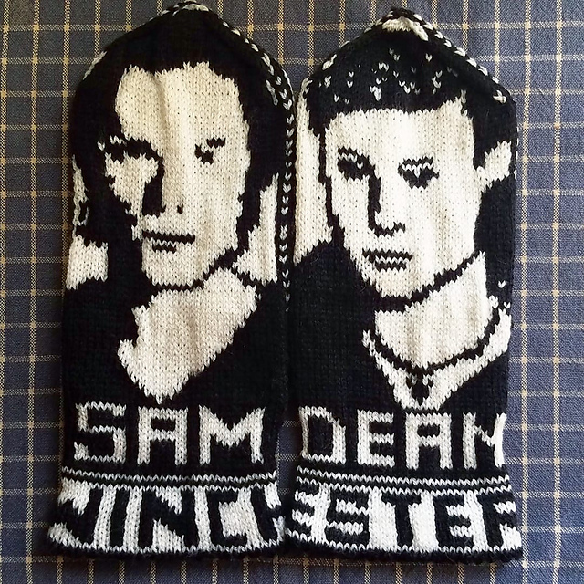 Ravelry: Supernatural Mittens pattern by Becky Matzel