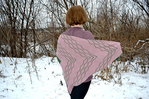 Ravelry: Snow Ripples Shawl pattern by Lyudmila Aksenik Old