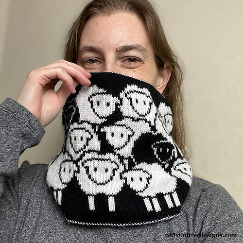 Ravelry: Counting Sheep Cowl pattern by Lisa Hannan Fox