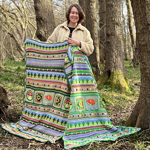 Ravelry: Woodland Wonders Blanket pattern by Eleonora Tully