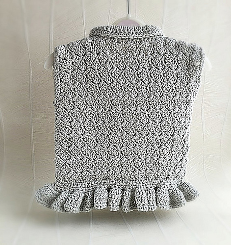 Ravelry: Ruffle Vest #58 pattern by EliFine Designs