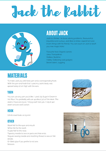 Ravelry: Jack the Rabbit pattern by Elvira Herrera