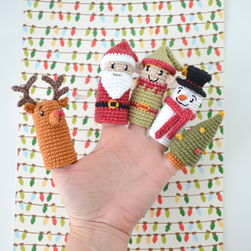 Ravelry: Christmas Finger Puppets pattern by Elisa Sartori