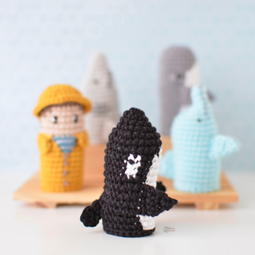 Ravelry: Marine Finger Puppets pattern by Elisa Sartori