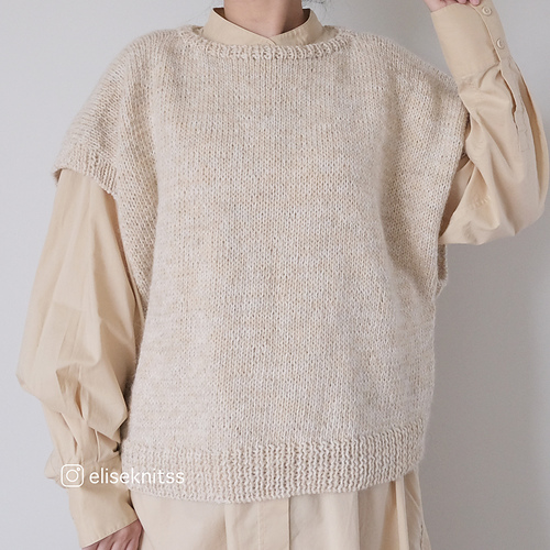 Ravelry: AVA Vest pattern by Elise Yang