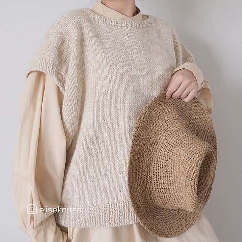 Ravelry: AVA Vest pattern by Elise Yang