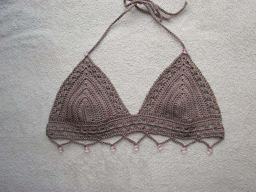 Ravelry: Beaded Bikini Top pattern by Elizabeth Pardue