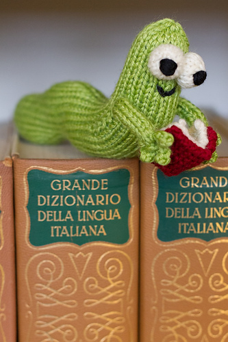 Ravelry: Bookworm pattern by cheezombie