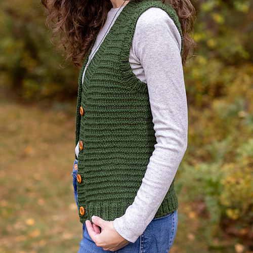 Ravelry: Woods Road Vest pattern by Elizabeth Smith