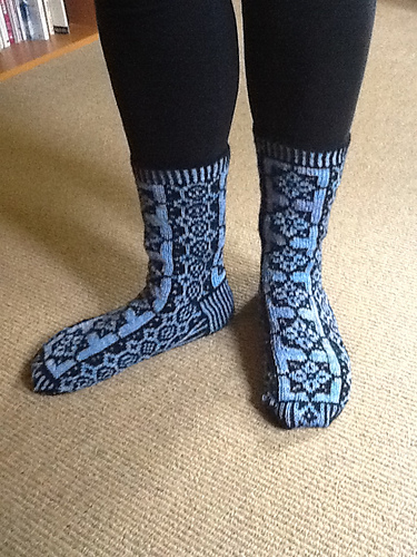 Ravelry: Figure/Ground Socks pattern by Ellen Wixted