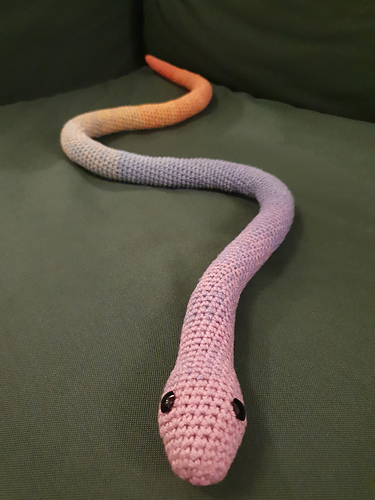 Ravelry: Rainbow Snake pattern by Rhondda Mol (Oombawka Design)