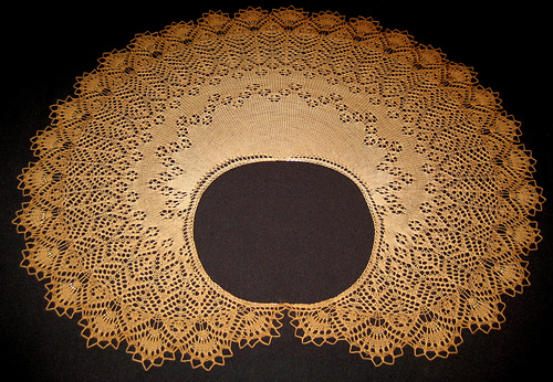 Ravelry: Shawl Fragrant Liatris pattern by Olga Bochkareva