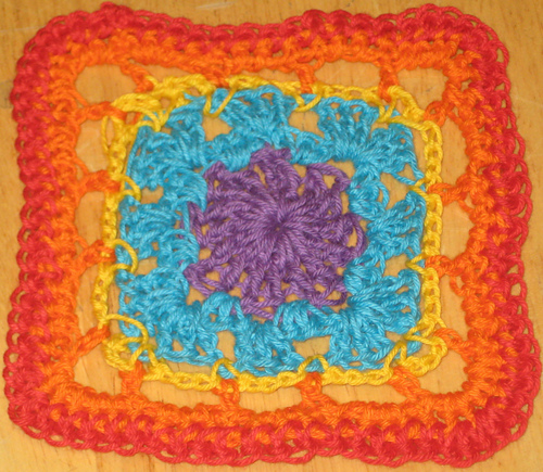 Ravelry: Window Pane Square 6" pattern by Nina Leon