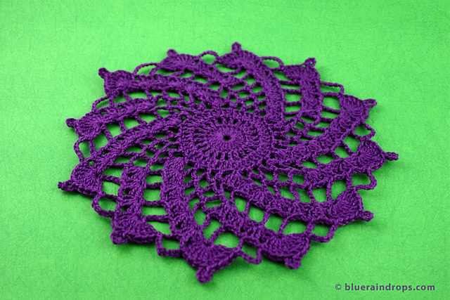 Ravelry: Easy Spiral Doily pattern by Elsa Koss