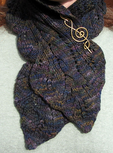 Ravelry: Elven Hooded Scarf pattern by Amy Jansen