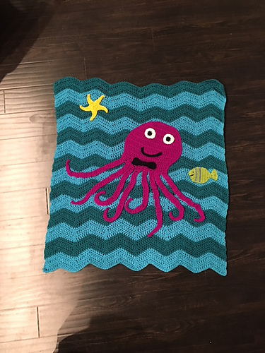Ravelry: Octopus Baby Afghan pattern by Kim Guzman