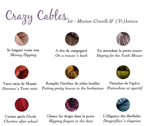 Ravelry: Crazy cables pattern by Marion Crivelli