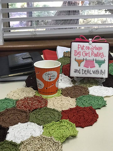 Ravelry: 2018 Advent Table Runner pattern by Emma Wilkinson