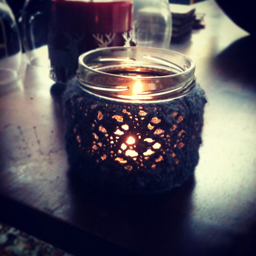 Ravelry: A Burst Of Light Tealight Cosy pattern by Eminent Knits