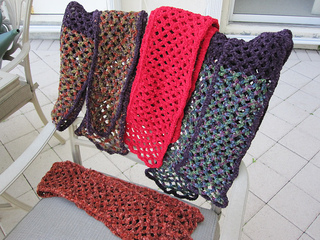 Ravelry: emptysky's Lattice Scarves