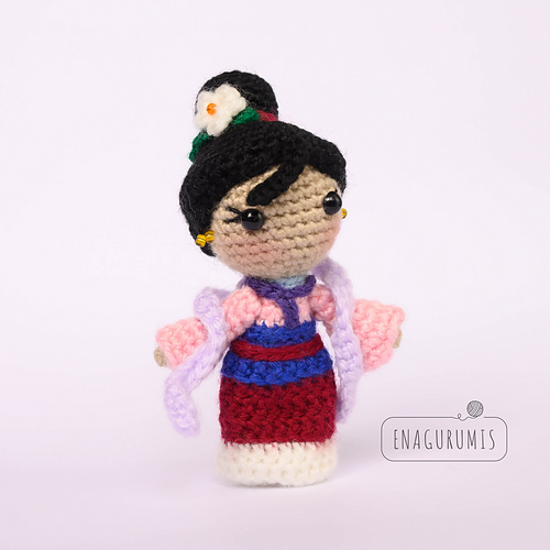 Ravelry: Mulan Princess Crochet Doll pattern by Enagurumis