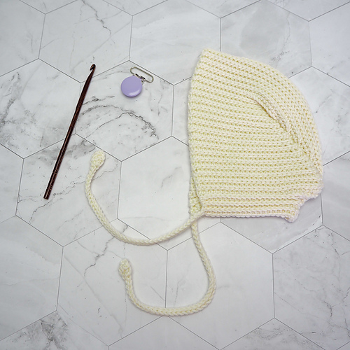 Ravelry: Cute Baby Bonnet pattern by Joy of Motion Crochet | Janne Kleivset