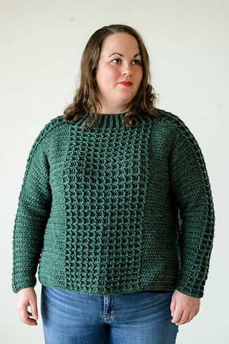 Ravelry: Waffle Side Split Sweater pattern by Joy of Motion Crochet ...
