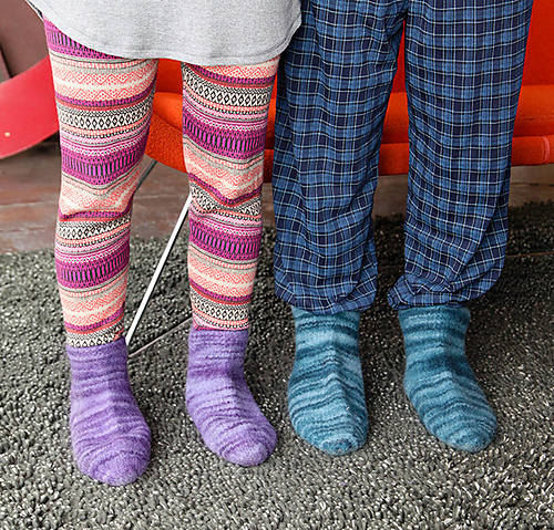 Ravelry: Felted Slipper Socks pattern by Gwen Bortner