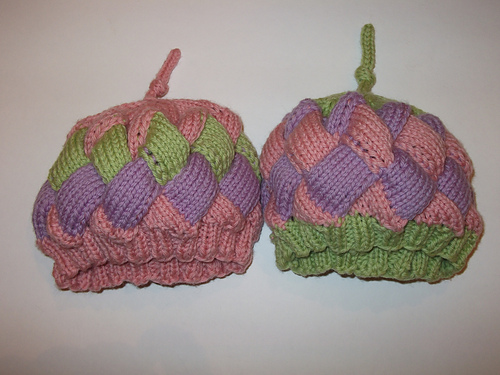 Ravelry: Entrelac Baby Hat pattern by Angelique Bochnak