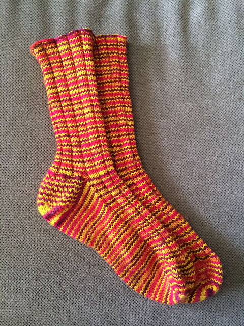 Ravelry: Basic Ribbed Socks pattern by Elizabeth Manning