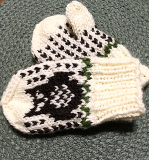 Ravelry: Child's Stranded Owl Mittens pattern by Ann Adams
