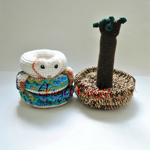 Ravelry: Barn Owl Nest Stacking Rings pattern by Erin Greene