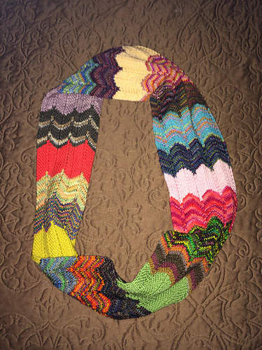 Ravelry: Kaleidoscope Tube Scarf pattern by Susan Barstein