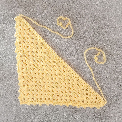 Ravelry: Baby Pink Bandana pattern by Esther Kate