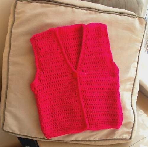 Ravelry: Simple Crochet Vest pattern by Esther Kate