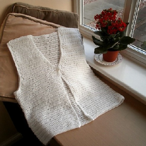 Ravelry: Simple Crochet Vest pattern by Esther Kate
