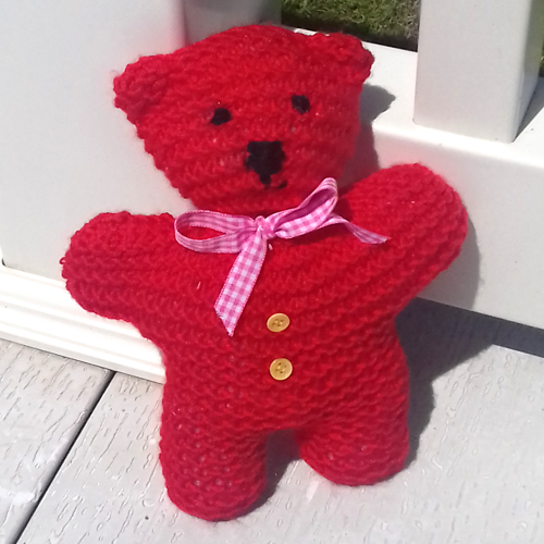 Ravelry: Little Red Teddy Bear pattern by Esther Kate